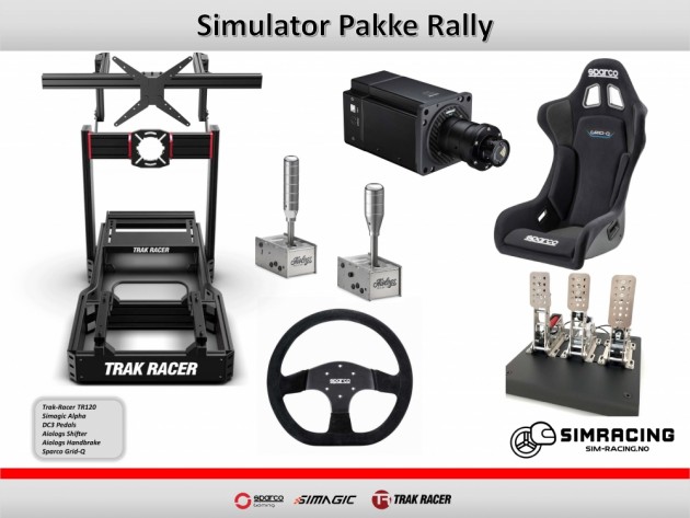 Simulator Pakke Rally | SIMRACING AS